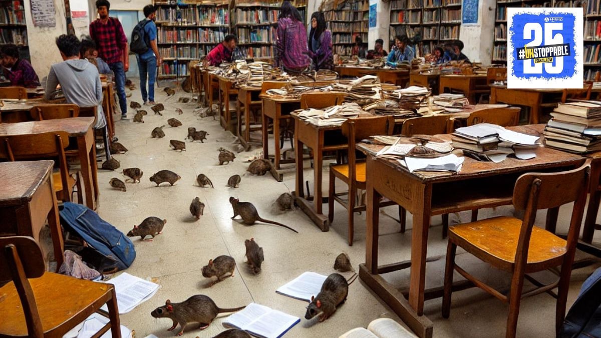 Rats bite students on Pune University | पुणे विद्यापीठात उंदरांचा ...