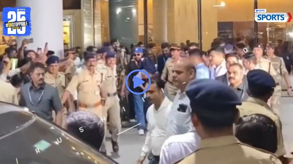 VIRAL VIDEO : ROHIT SHARMA GRAND WELCOME AT MUMBAI AIRPORT – FANS GO WILD|बाकीचे सारे, बाजूला ...