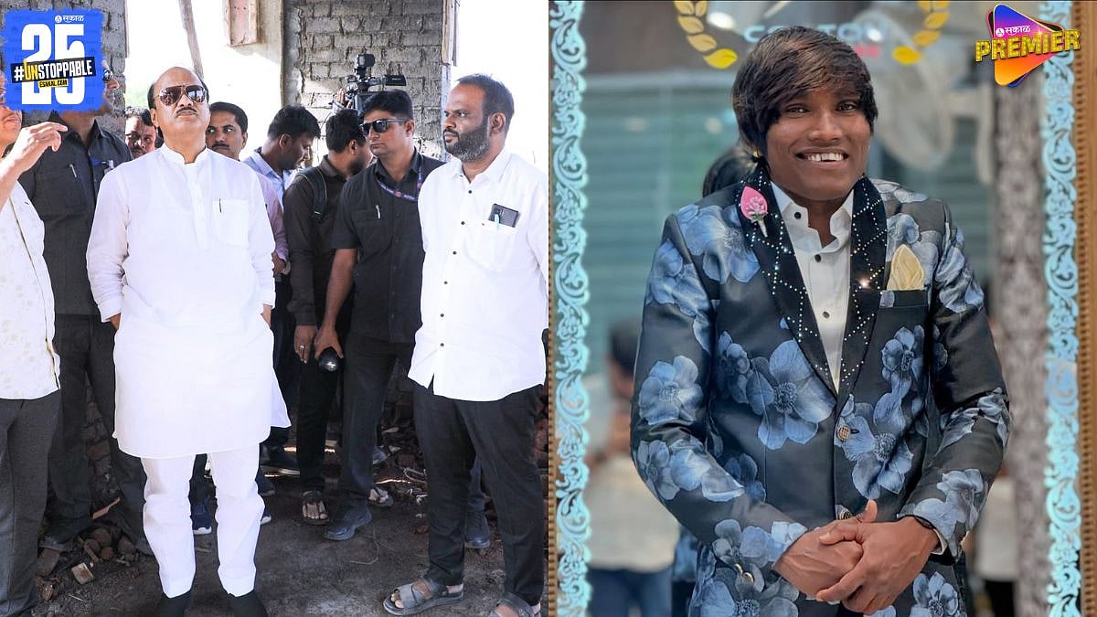 Ajit Pawar Visit Suraj Chavan Home: अजित पवारांनी केली सुरज चव्हाणच्या ...