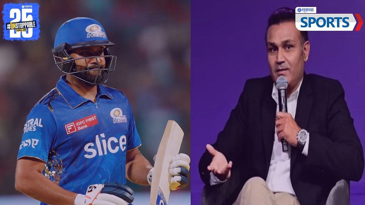 Virender Sehwag : आता जाण्याची वेळ आलीये! रोहित शर्माच्या खराब ...