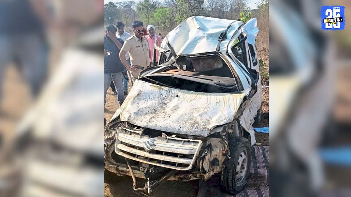 Kondhali Accident : कोंढाळीजवळ दाम्पत्याचा अपघाती मृत्यू; चारचाकीवरील ...
