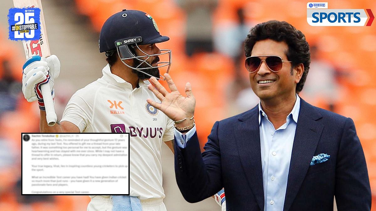 SACHIN TENDULKAR’S EMOTIONAL POST ON VIRAT KOHLI’S TEST RETIREMENT GOES ...