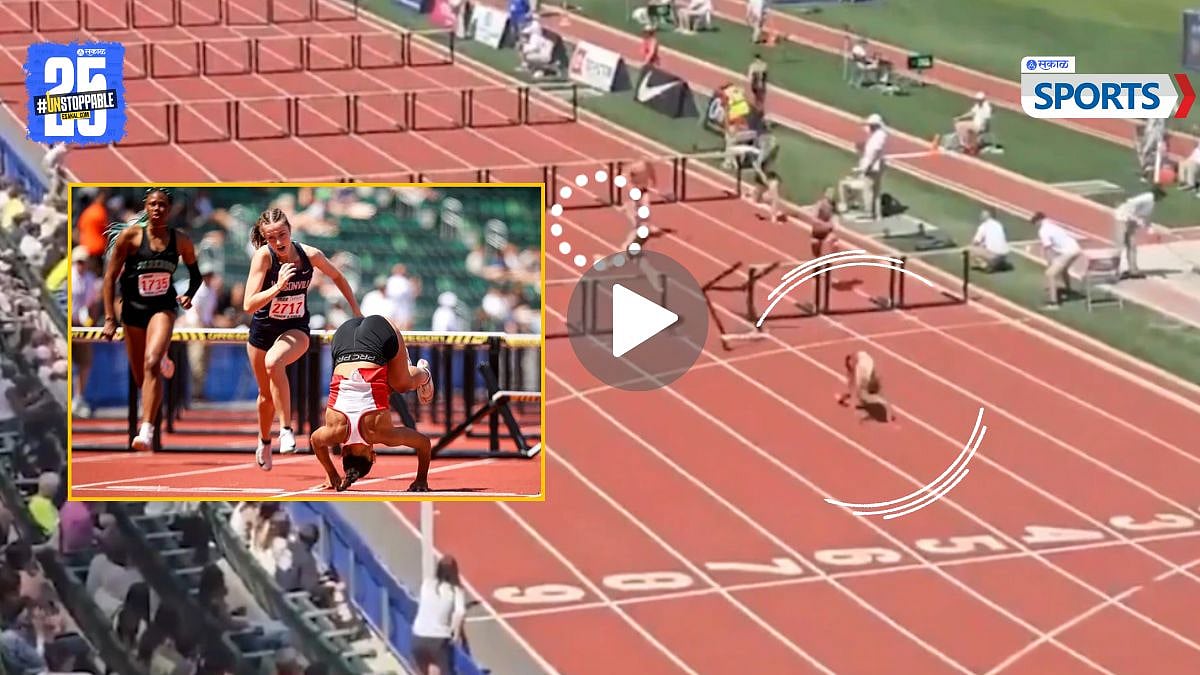 VIRAL VIDEO BROOKLYN ANDERSON WINS GOLD IN 100M HURDLES WITH DRAMATIC ...