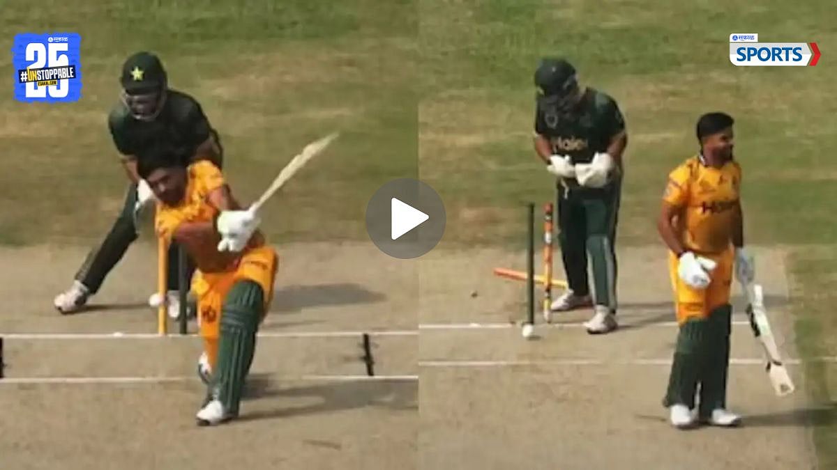 BABAR AZAM CLEAN BOWLED IN EXHIBITION MATCH, VIDEO GOES VIRAL | Babar ...