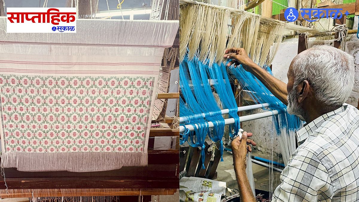 Premium|Himroo Fabric : वस्त्रकलेचा पिढीजात वारसा