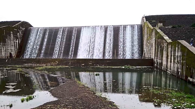 भावलीपाठोपाठ भाम धरणही ओव्हरफ्लो! इगतपुरी तालुक्याला दिलासा