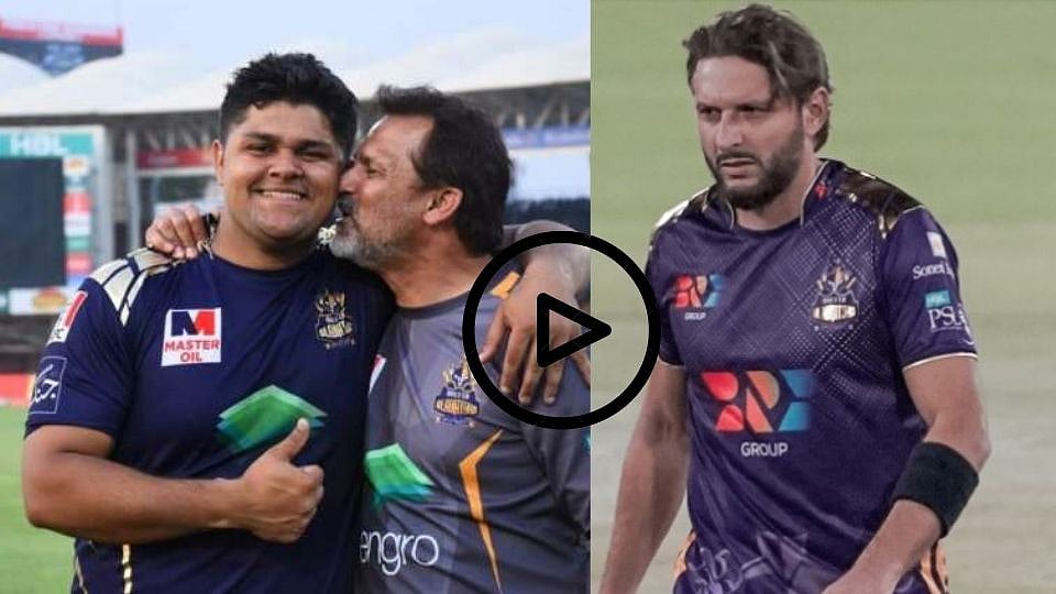 Video: मोईन खानच्या पोरानं आफ्रिदीला चांगलाच धुतला | Pakistani player ...