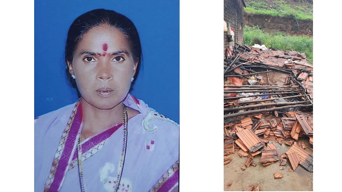 लाकडी कौलारू शेड पावसामुळे कोसळून माजी सरपंचाचा दुर्दैवी मृत्यू