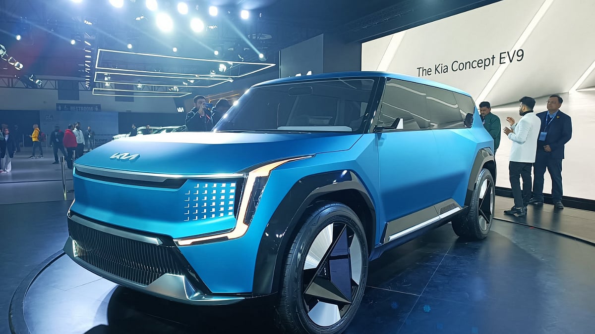 Auto Expo 2023 : ऑटो एक्स्पोत सादर झाली Kia EV9 कॉन्सेप्ट इलेक्ट्रिक SUV; जाणून घ्या डिटेल्स
