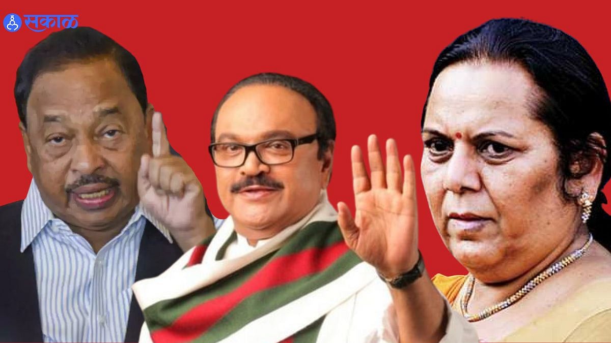 Narayan Rane: राणेंचं भाषण...भुजबळांनी दाखवला हात अन्...विधानभवनात ...