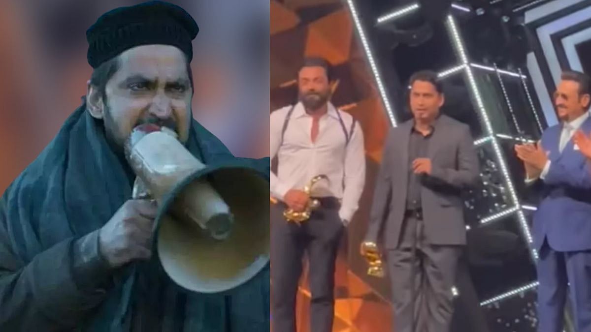 The Kashmir Files मधल्या भूमिकेसाठी पुरस्कार स्वीकारताना Chinmay ...