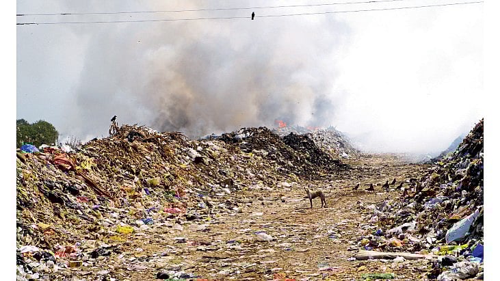 Alibag Dumping ground fire : अलिबागकरांचे आरोग्य धोक्यात!