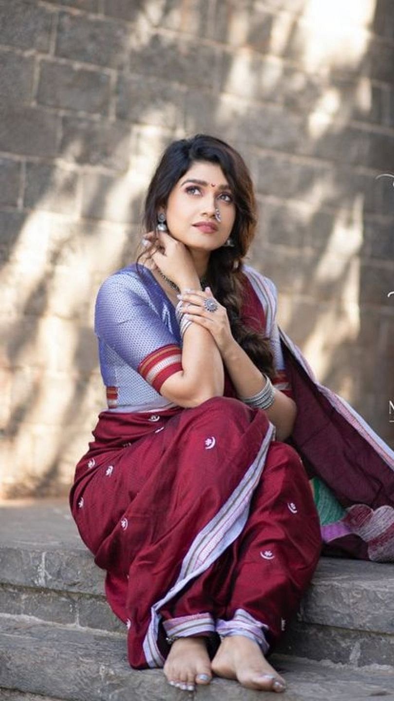 Rasika Sunil: नववारीत रसिका म्हणजे, जीव बावरा अन् काळीज खुळं..