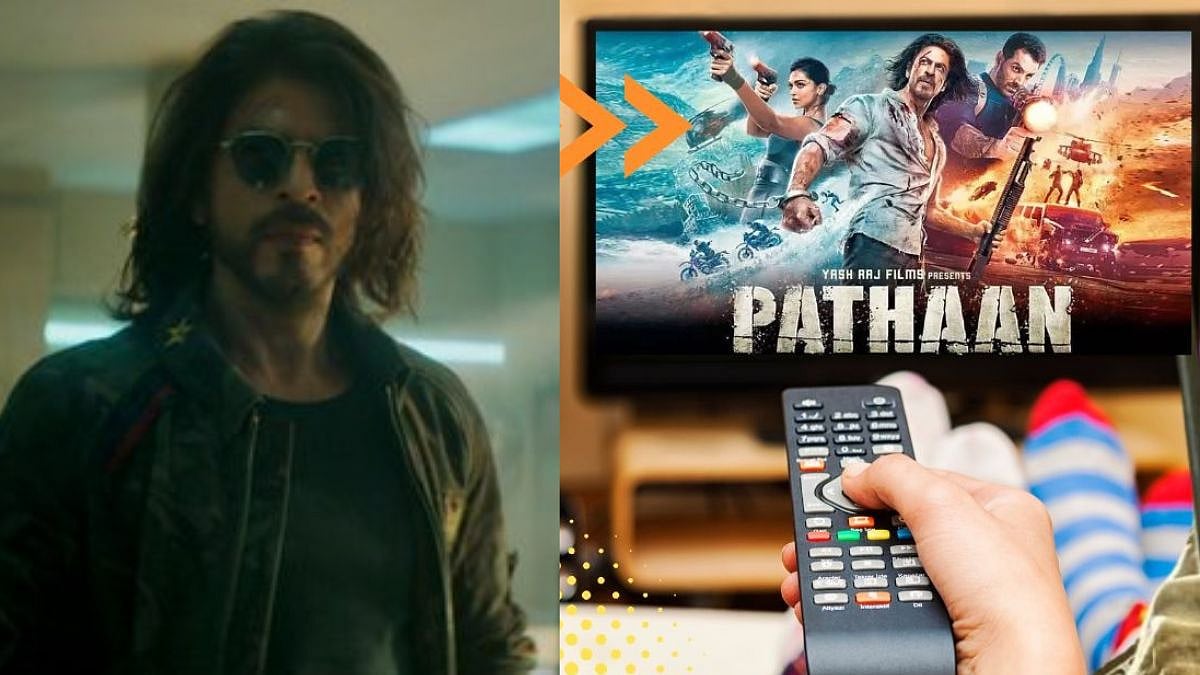 शाहरुखचा 'Pathaan'चा ओटीटीवरही दरारा! डिलिट केलेल्या 'त्या' सीनचे Video ...