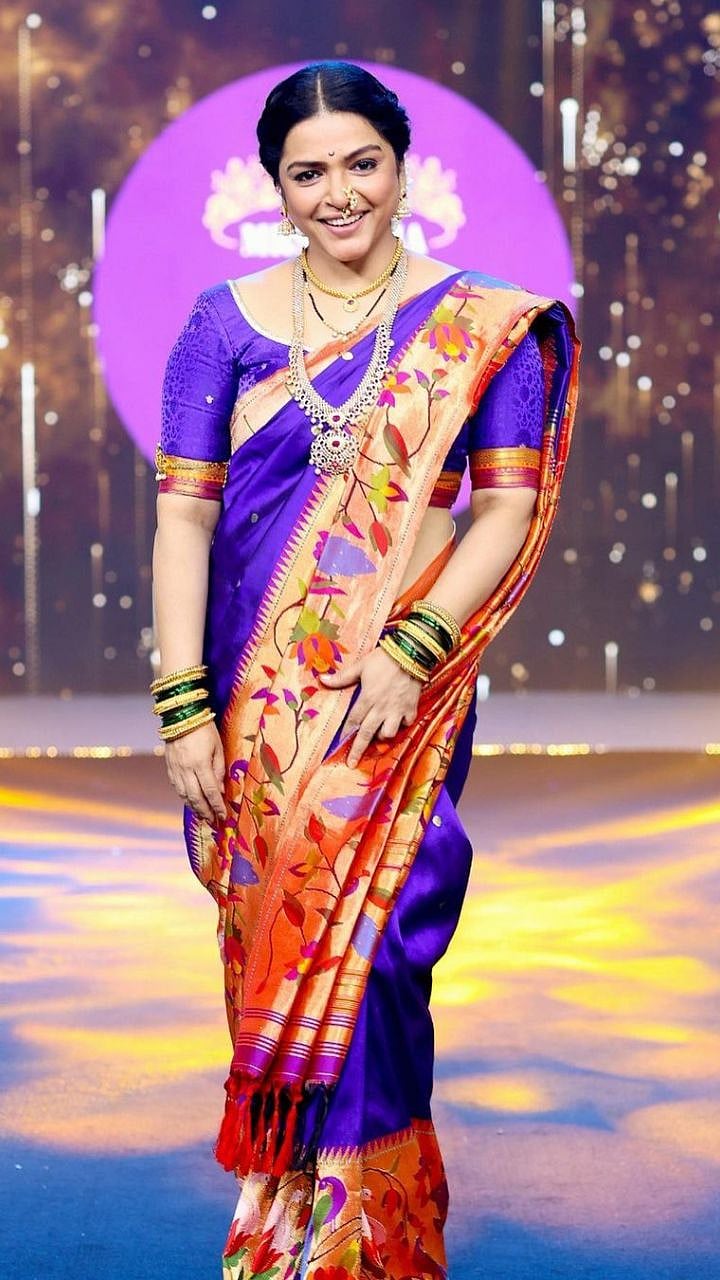 Deepa Parab: नुसतं पैठणी नेसून चालत नाही असं देखणं रूप असावं लागतं..