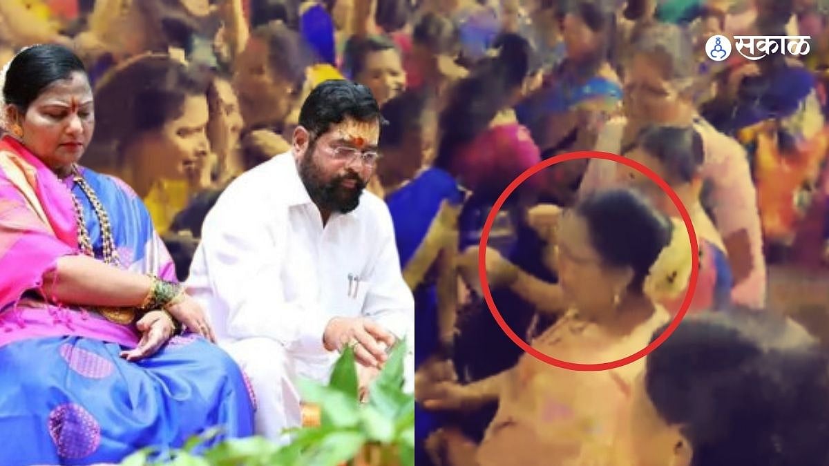 Eknath Shinde Wife Dance : 'बघतोय रिक्षावाला'वर CM शिंदेंच्या बायकोचा ...