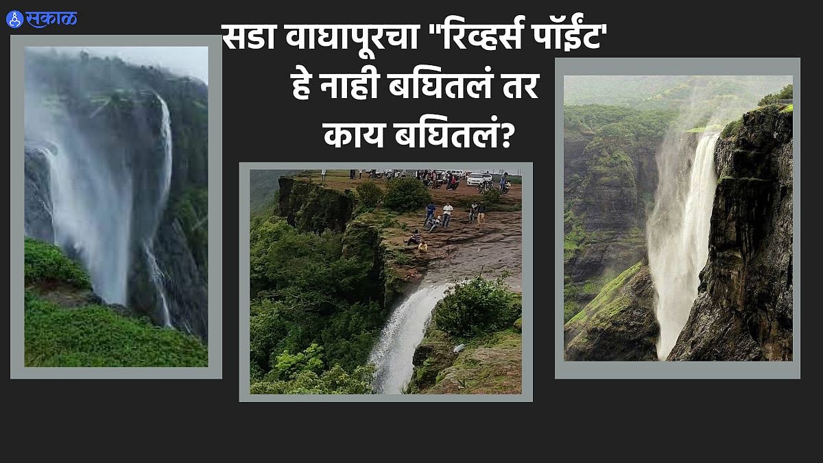 Travel Diaries : आहाहा! काय नजारा... आयुष्यात एकदा तरी हा उलटा धबधबा ...