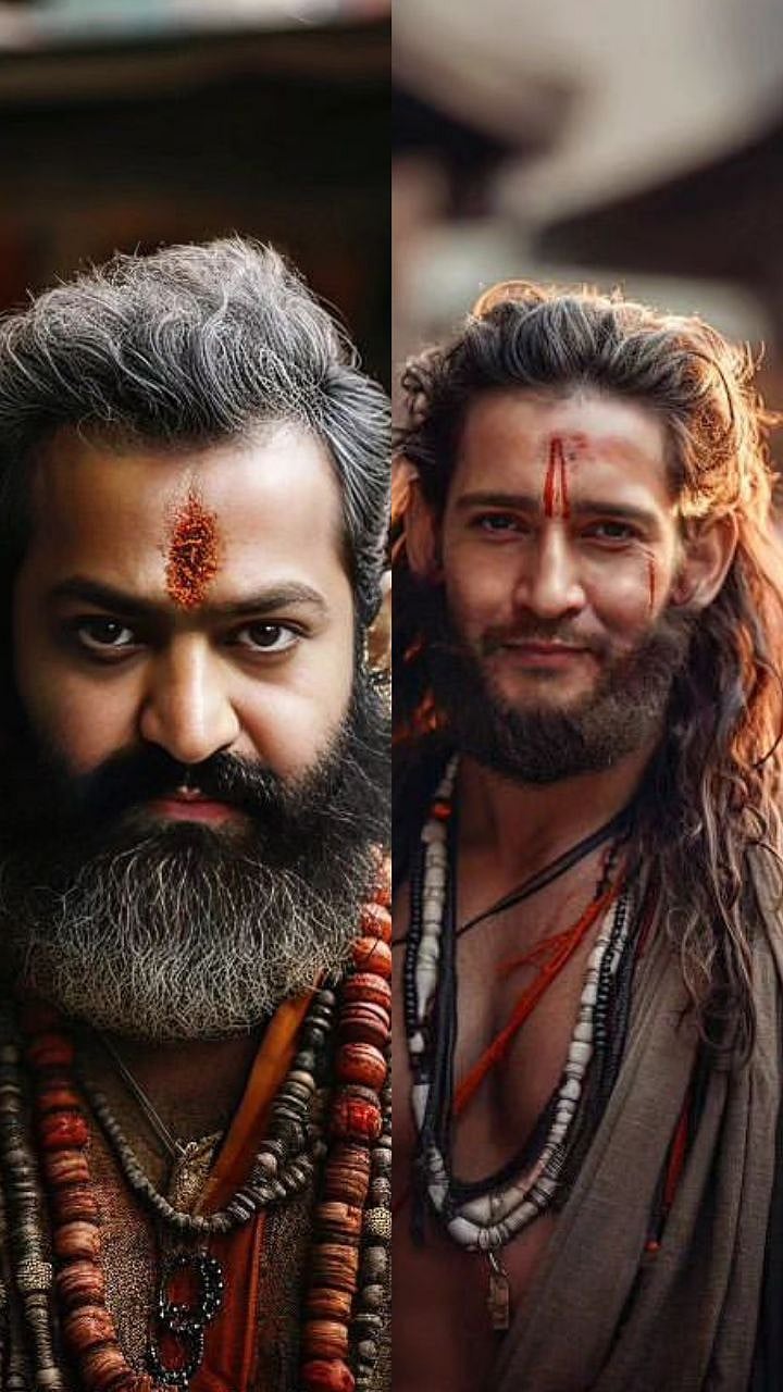 Super Monks : साधूच्या रुपात कसे दिसतील साऊथचे सुपरस्टार? | Ai artist ...