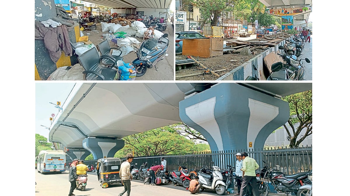 Pune G-20 Conference : ‘जी-२०’ची तयारी; पुलांवर रंगरंगोटी; खाली मात्र ...