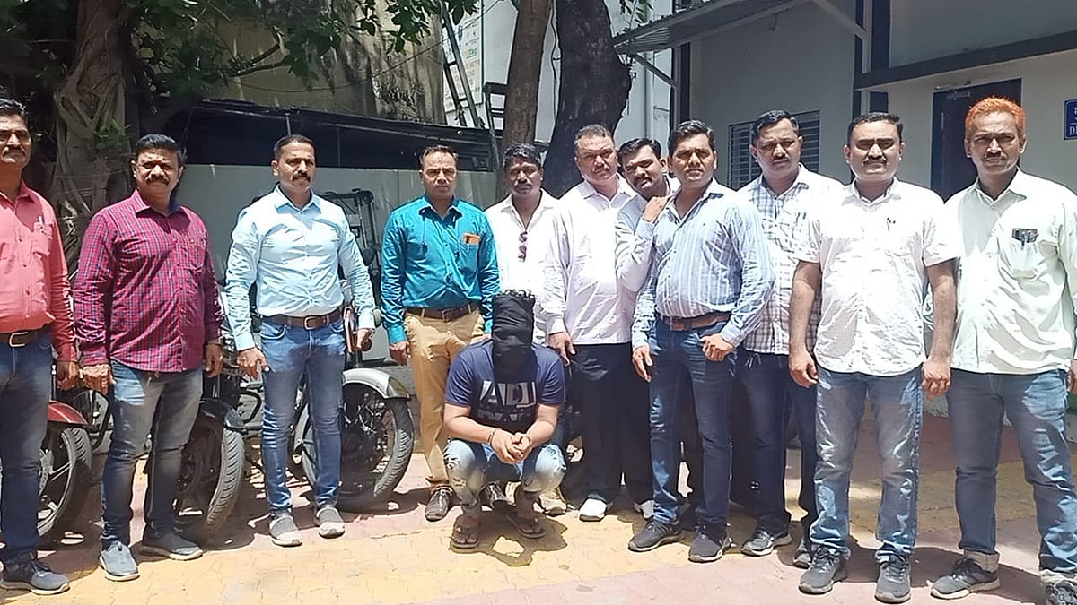 Crime news : मोटारसायकल चोरायला आलेला इराणी चोरटा गजाआड मानपाडा ...