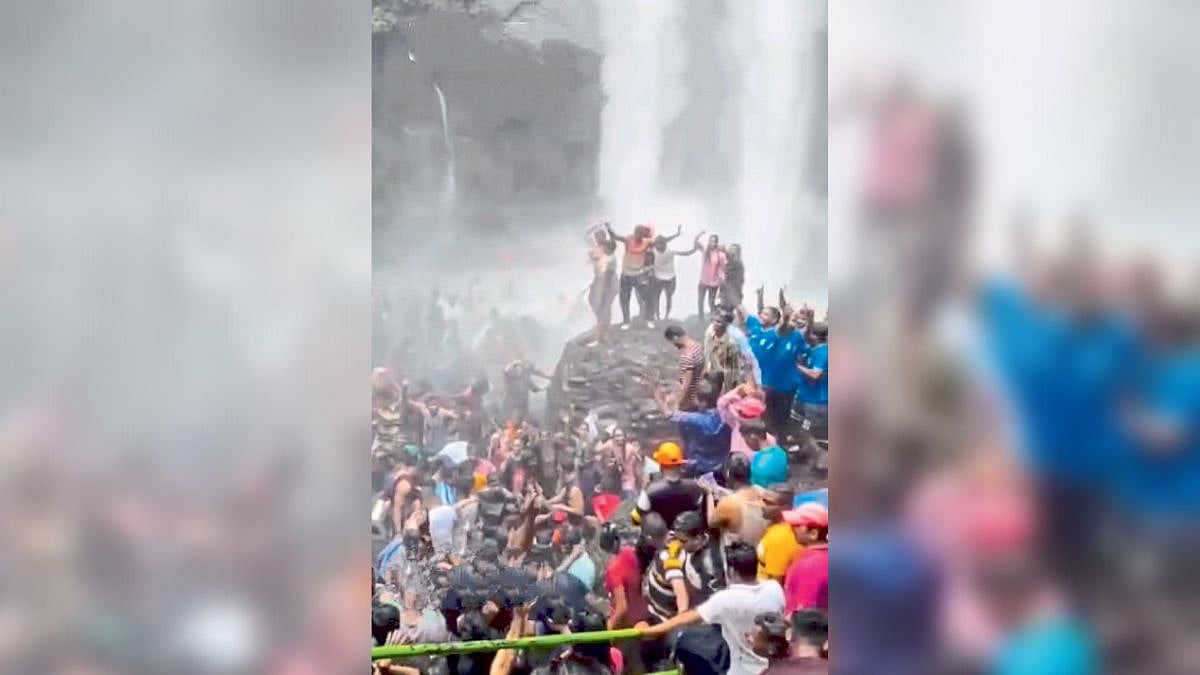 Kolhapur Barki Waterfall : पर्यटक ‘फुल्ल’ अन् बर्की हाऊसफुल्ल ! barki ...