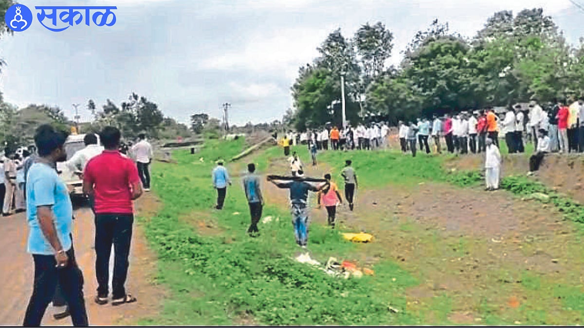 Gondgaon Crime Case : गोंडगाव येथे संशयिताला घटनास्थळी नेऊन पंचनामा ...