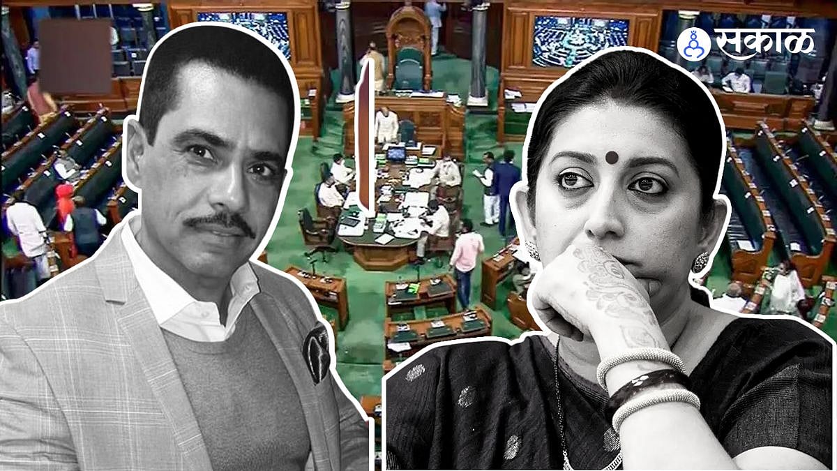 Robert Vadra: 'मणिपूर जळत आहे आणि या मंत्री...', स्मृती इराणींनी ...