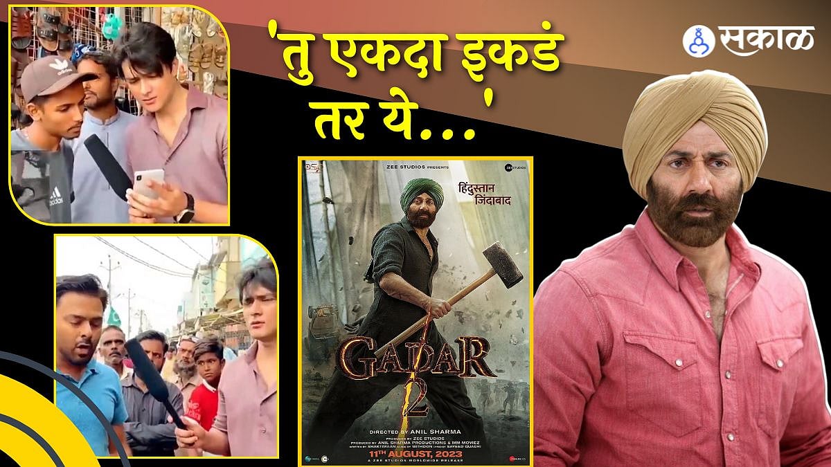 गदर २ बद्दल पाकिस्तानी काय म्हणतायत? भन्नाट रिव्ह्यू व्हिडिओ व्हायरल ...