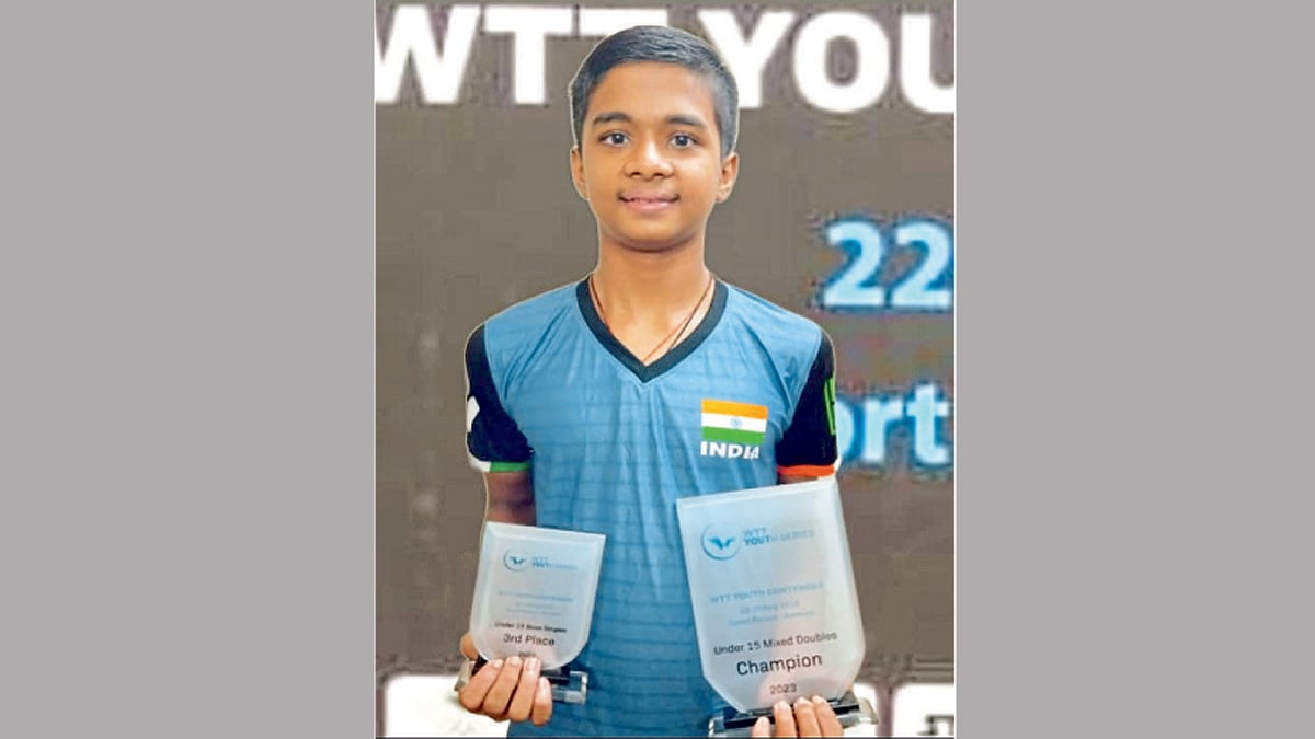 Table Tennis Competition : मलवडीच्या पार्थचा जॉर्डनमध्ये झेंडा Table ...