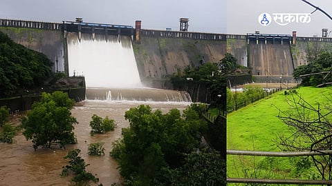 महाराष्ट्रातून कर्नाटकला पाणी पुरवठा करणाऱ्या 'या' धरणाचे 5 दरवाजे बंद ...