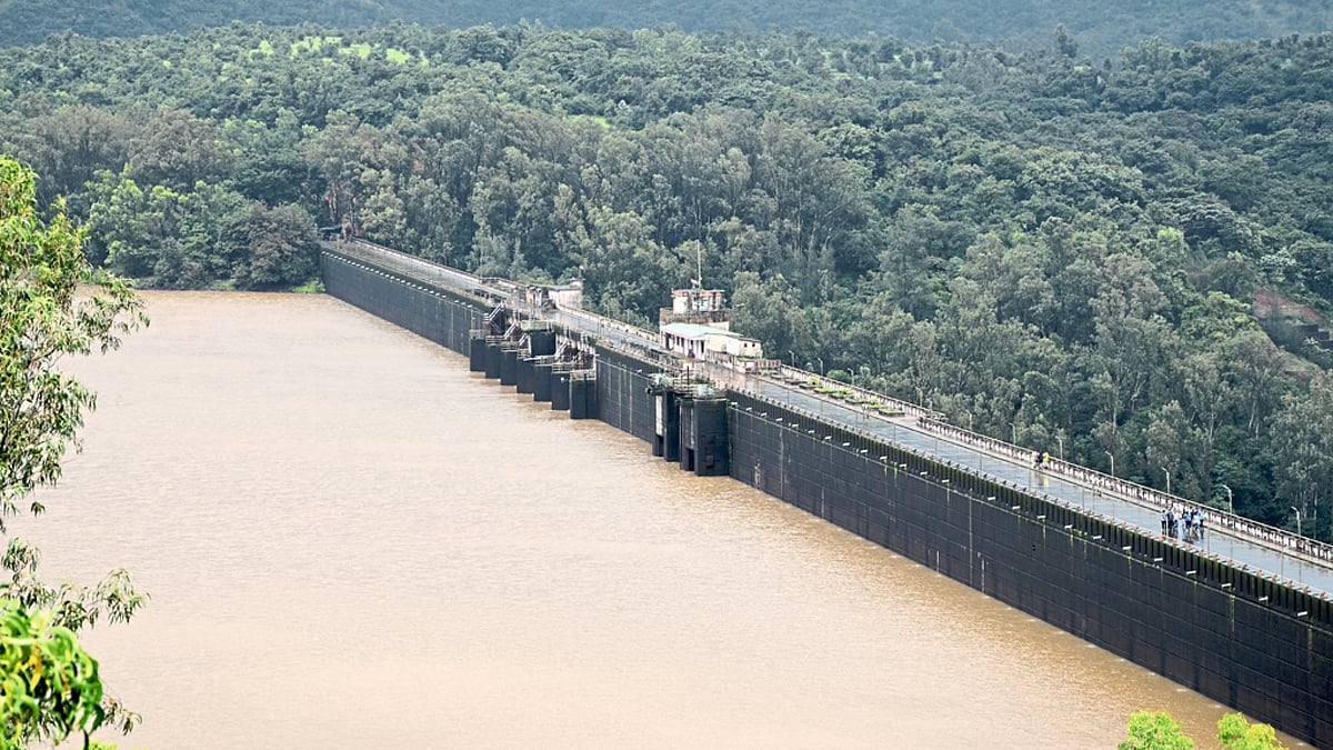 Koyna Dam : कोयना धरण ८० टक्के भरले koyana dam 80 percentage full water ...