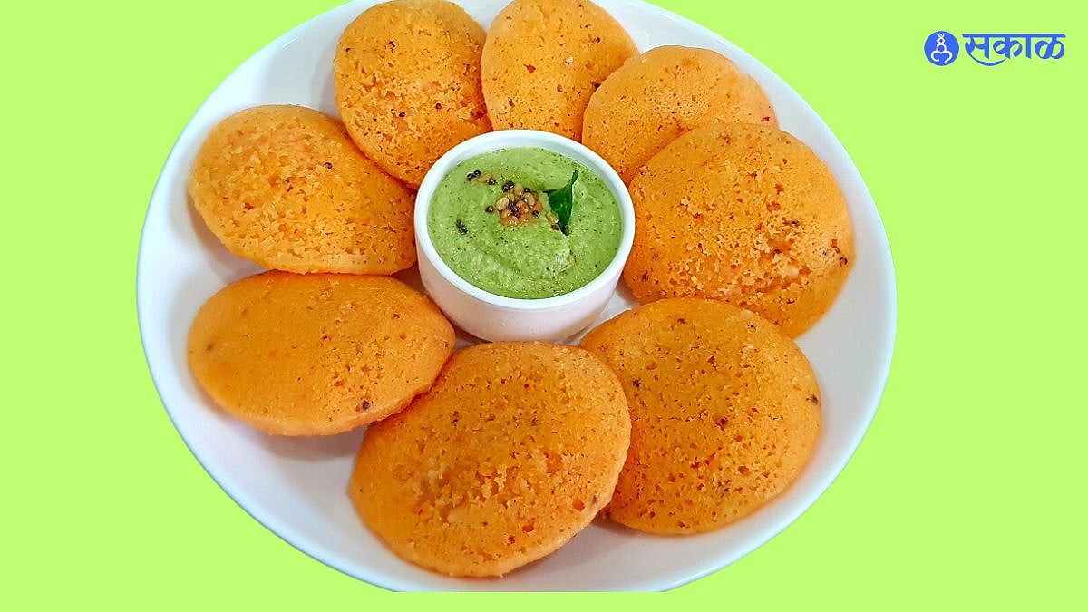 Healthy Carrot Idli Recipe : नाश्त्यासाठी बनवा ‘हेल्दी गाजर इडली ...