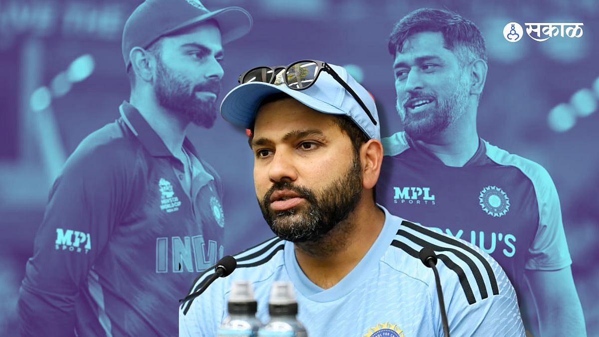 Rohit Sharma CWC 23 : माझ्या आधी विराट अन् धोनी... उशिरा कर्णधारपद ...