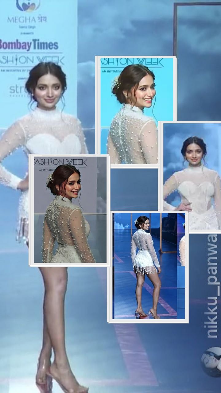 'परी हूं मैं'! जियानं चोरली चाहत्यांची मनं |Jiya Shankar Ramp Walk