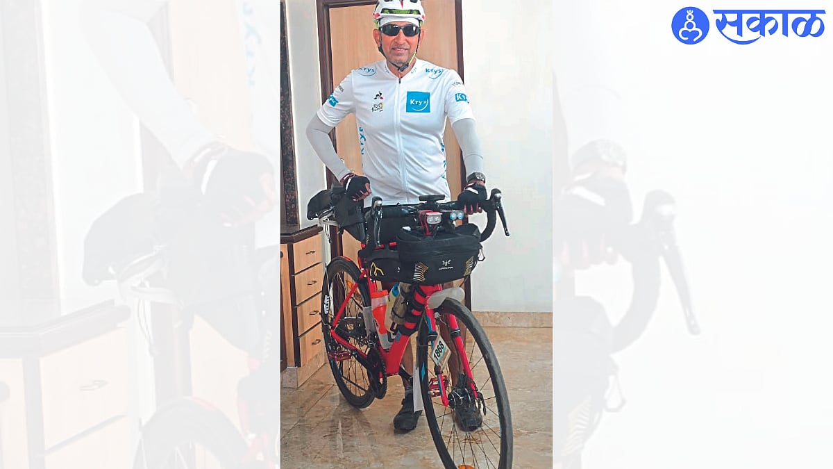 Dhule News : सायकलवीर डॉ. सुनील नाईक ‘विक्रमादित्य’! पाचव्यांदा सुपर ...