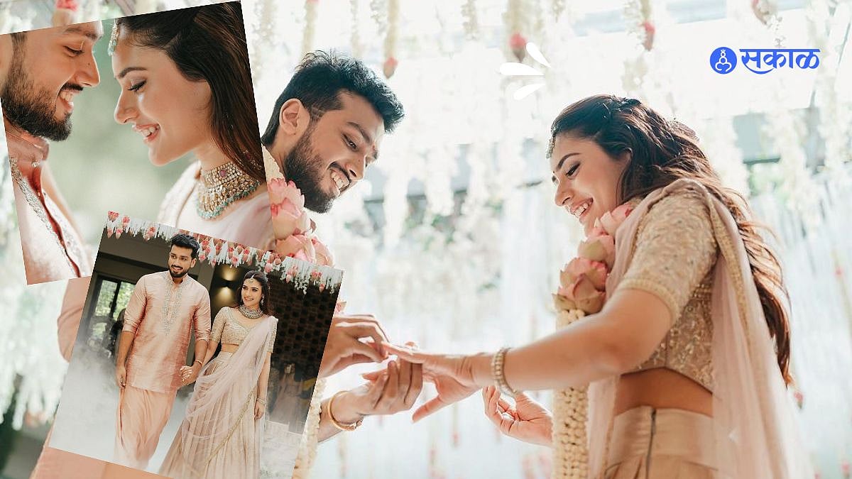 प्रसिद्ध साऊथ अभिनेत्याने गुपचूप उरकला साखरपुडा! फोटो व्हायरल|Kalidas ...