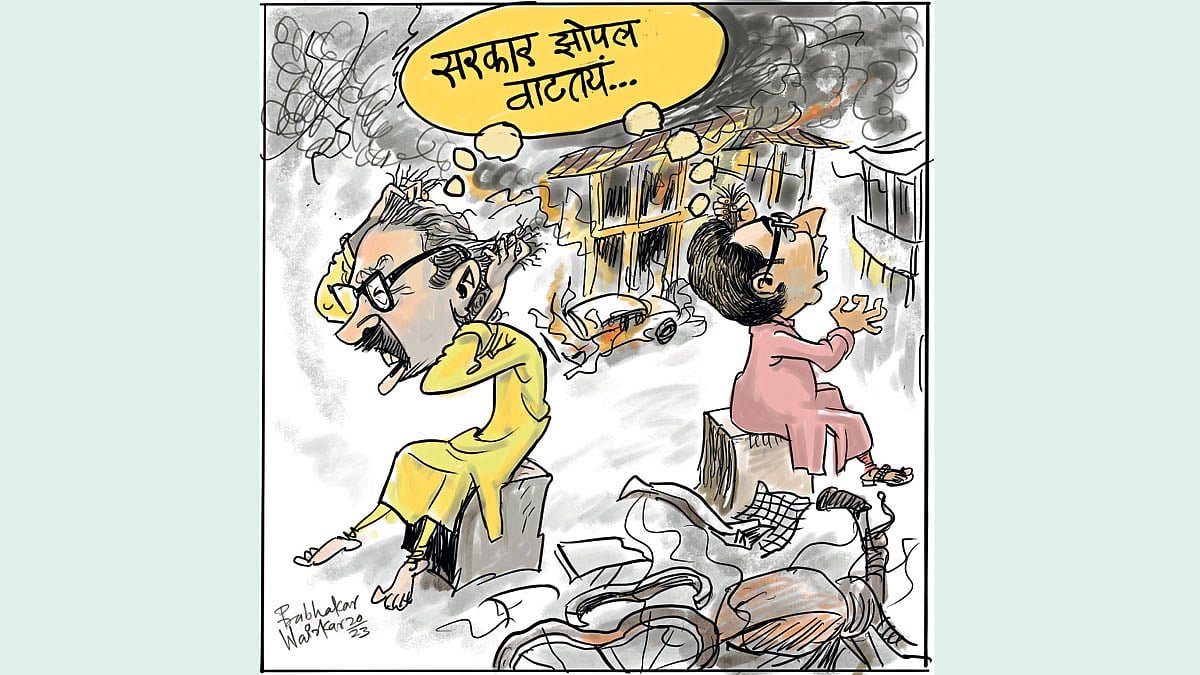 ढिंग टांग : बाकावरले ते दोघे..! editorial article ding tang british ...