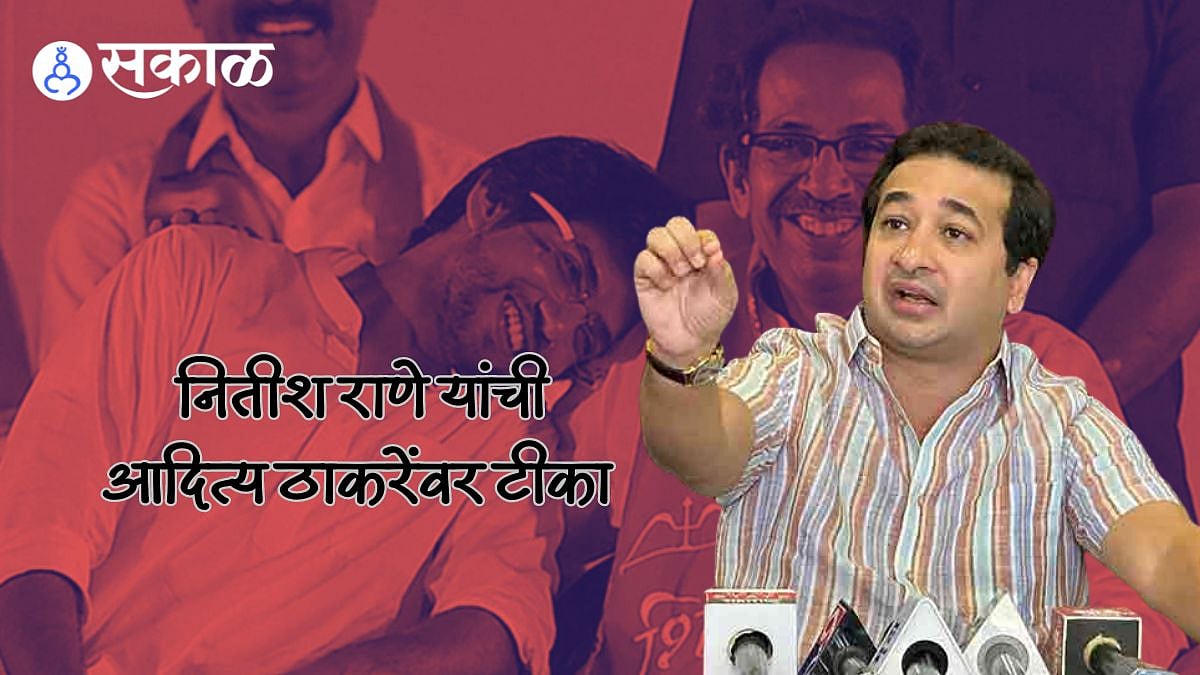 Nitish Rane: लग्नाचं वय झालं, वडिलांसोबत..' नितेश राणे यांची आदित्य ...