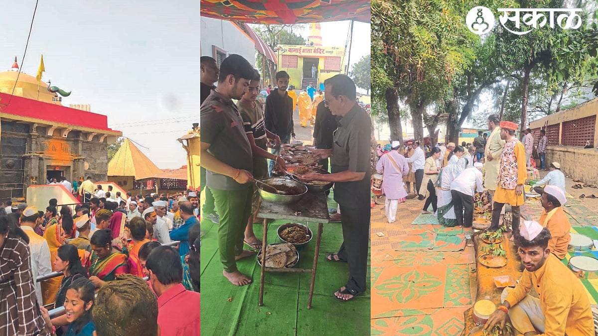 खंडेरायांच्या चरणी 50 हजारांवर भक्त नतमस्तक; चंदनपुरी चंपाषष्ठीला ...