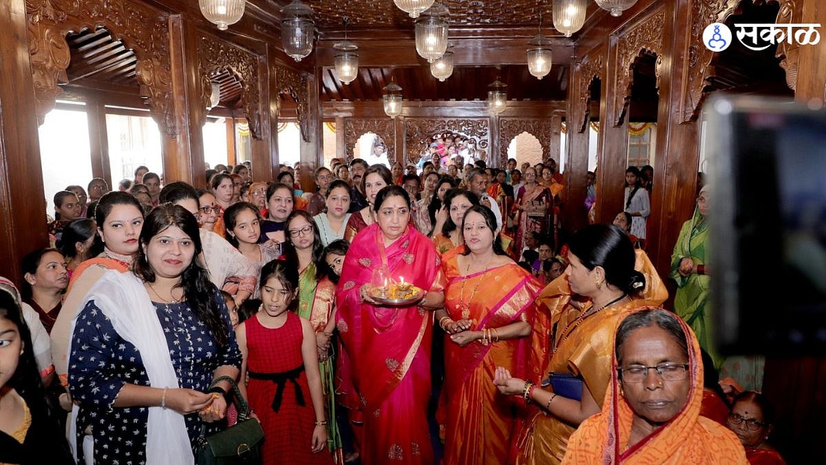 Ayodhya Ram Mandir : अवघी बारामती झाली राममय atmosphere in Baramati is ...