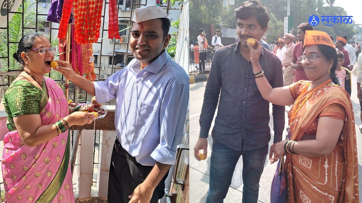 Maratha Andolan Victory: 42 वर्षानंतर लढ्याला यश; नवी मुंबईत गुढ्या ...