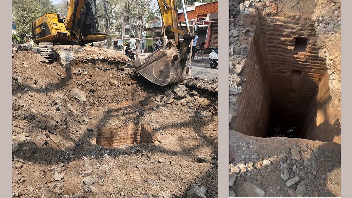 Pune News : रस्त्याच्या कामात सापडले पेशवेकालीन जलवाहिनी उच्छवास ...