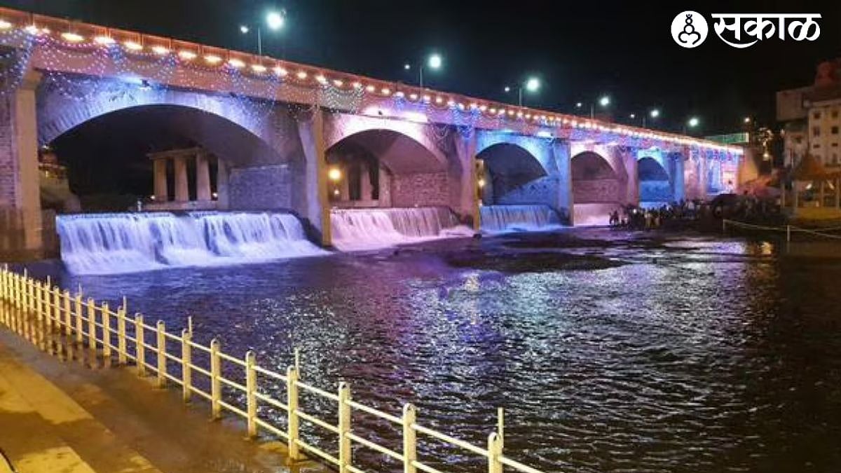 Nashik News : होळकर पुलाखालील मॅकेनिकल गेटला मुहूर्त! गांधी तलावातील ...