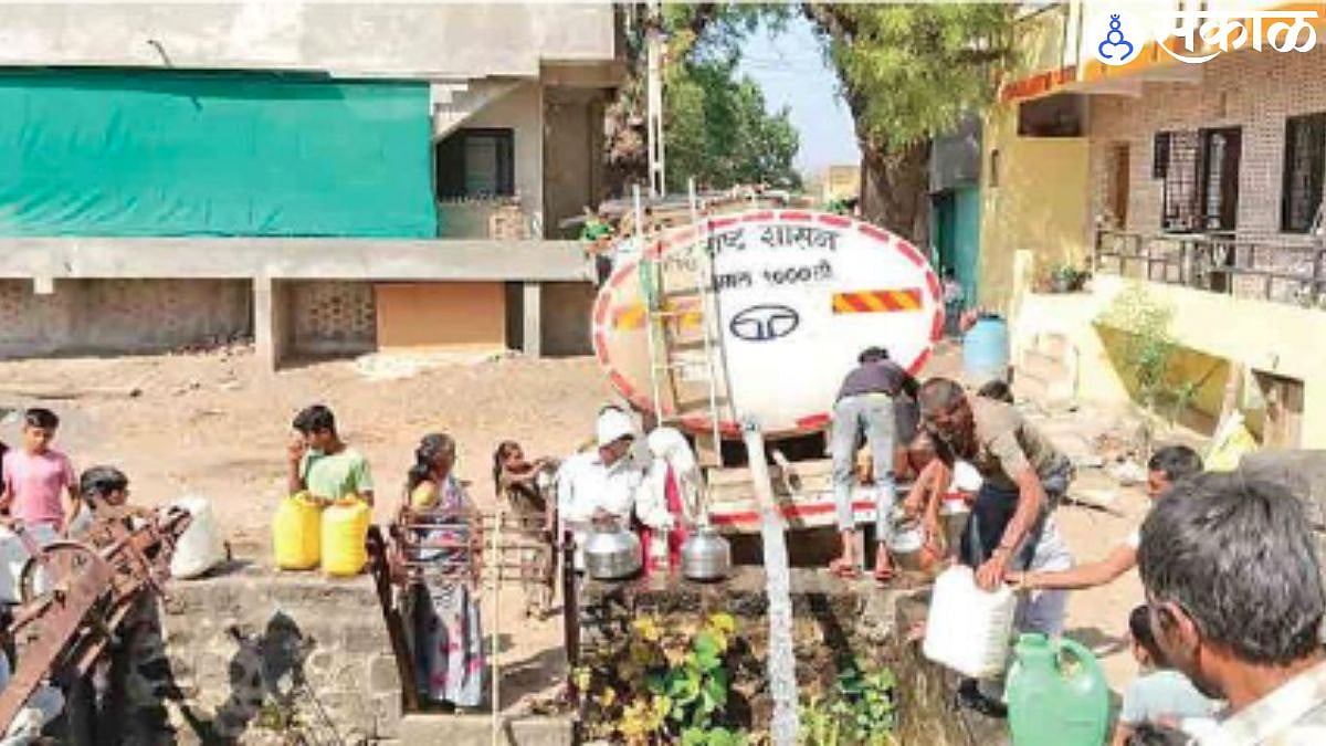 Dhule Water Scarcity : शिंदखेडा तालुक्यातील 75 टक्के गावांमध्ये ...