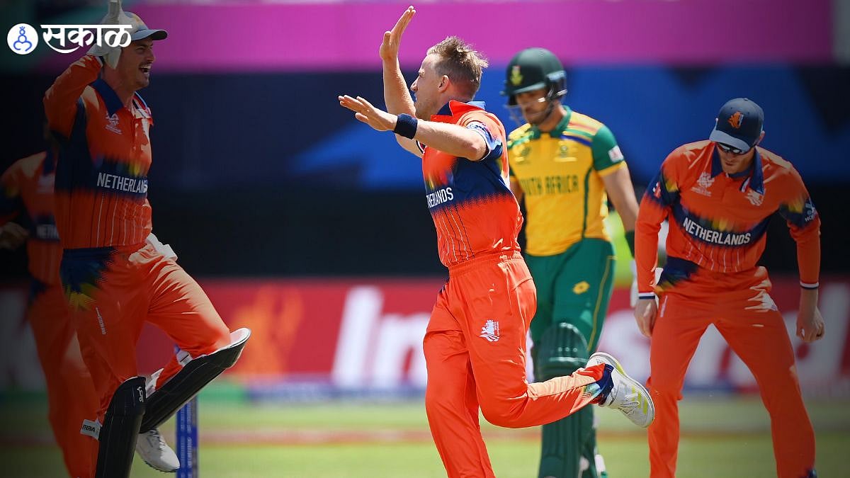 NED vs RSA : 12 धावात 4 फलंदाज तंबूत! नेदरलँडने 104 धावातच आफ्रिकेला ...
