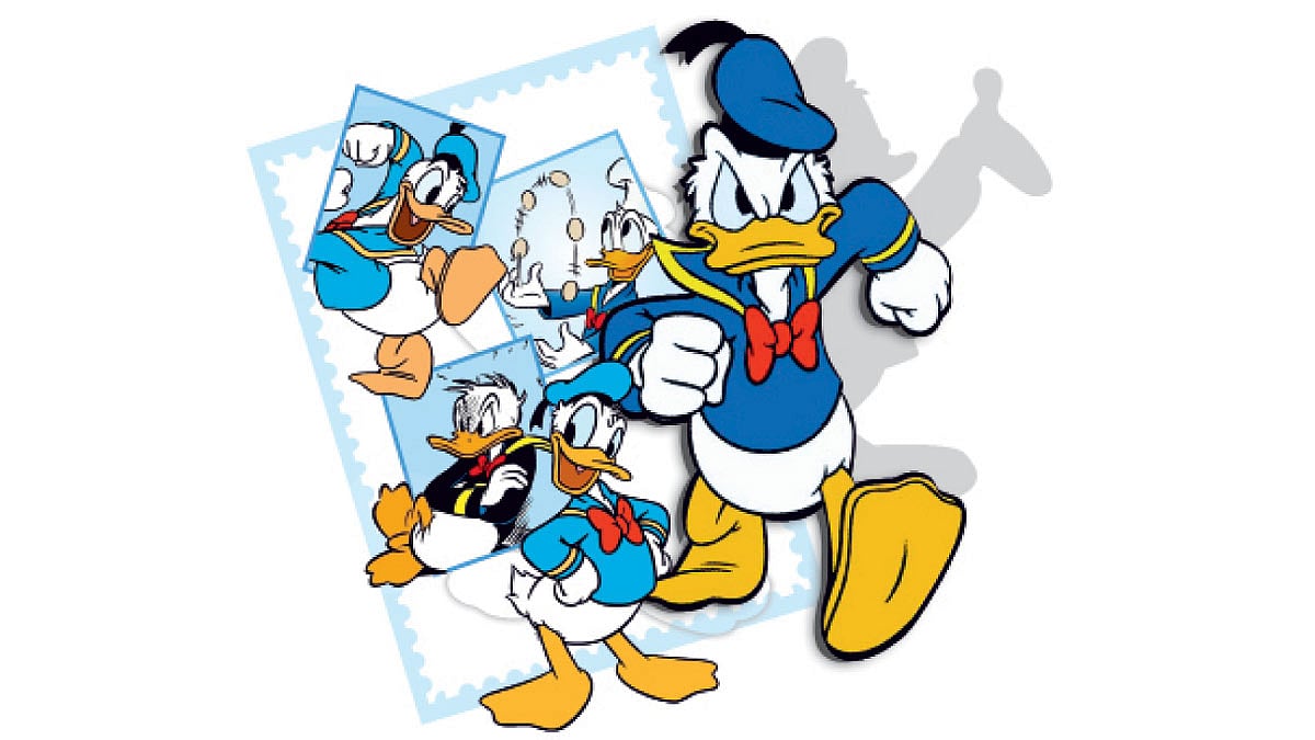डोनाल्ड डक... पवित्र गाय donald duck mickey mouse pluto gufi Cartoons ...