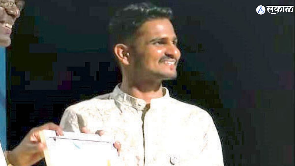 Siddesh Sakore : केंदूरचा सिद्धेश साकोरे ठरला ‘लँड हिरो’;जमिनीचा पोत ...