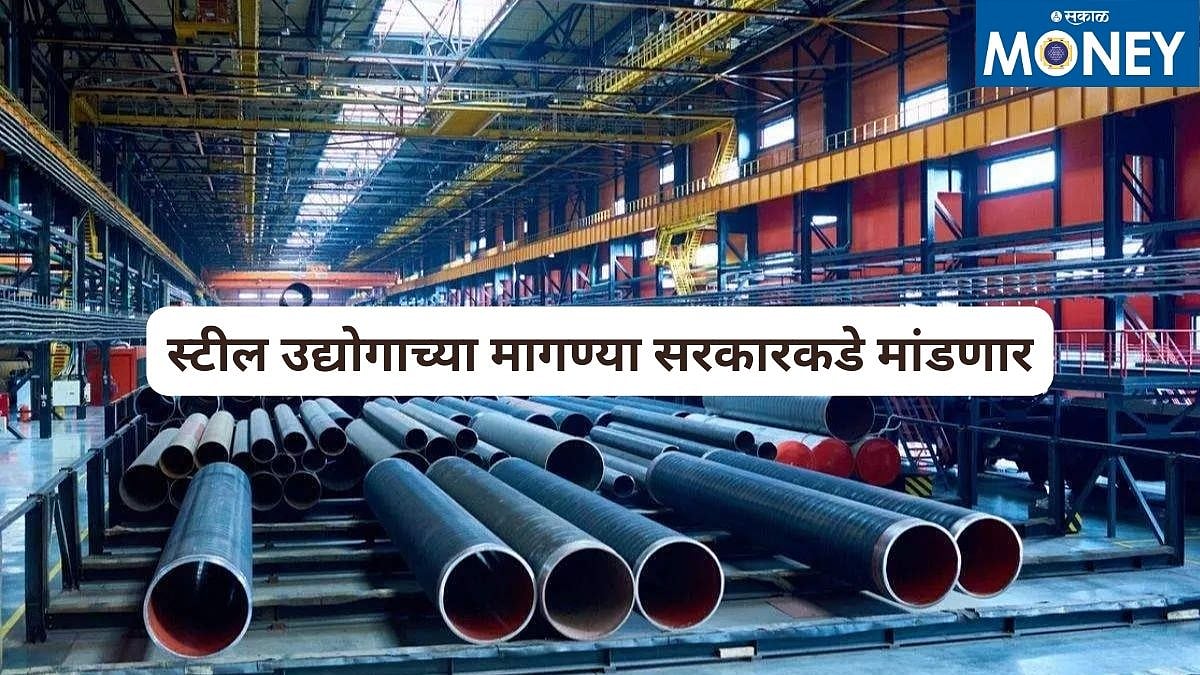 Steel Industry Problem : स्टील उद्योगाच्या मागण्या सरकारकडे मांडणार ...
