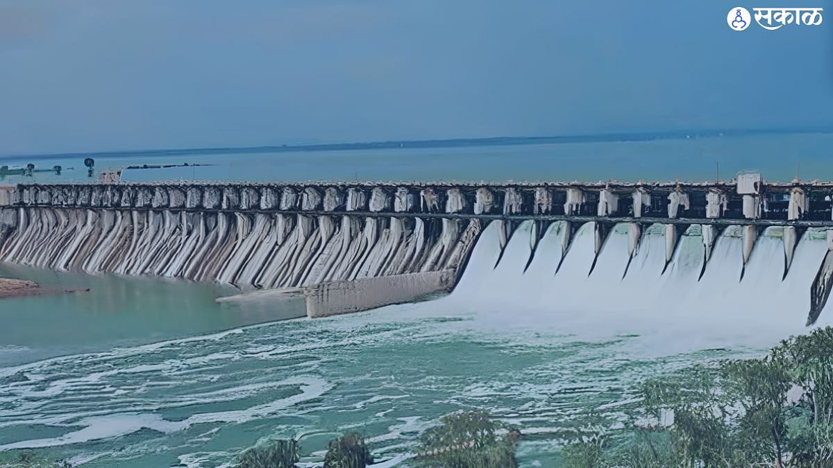 ujani dam 90 percent water storage discharge water bhima sina river ...