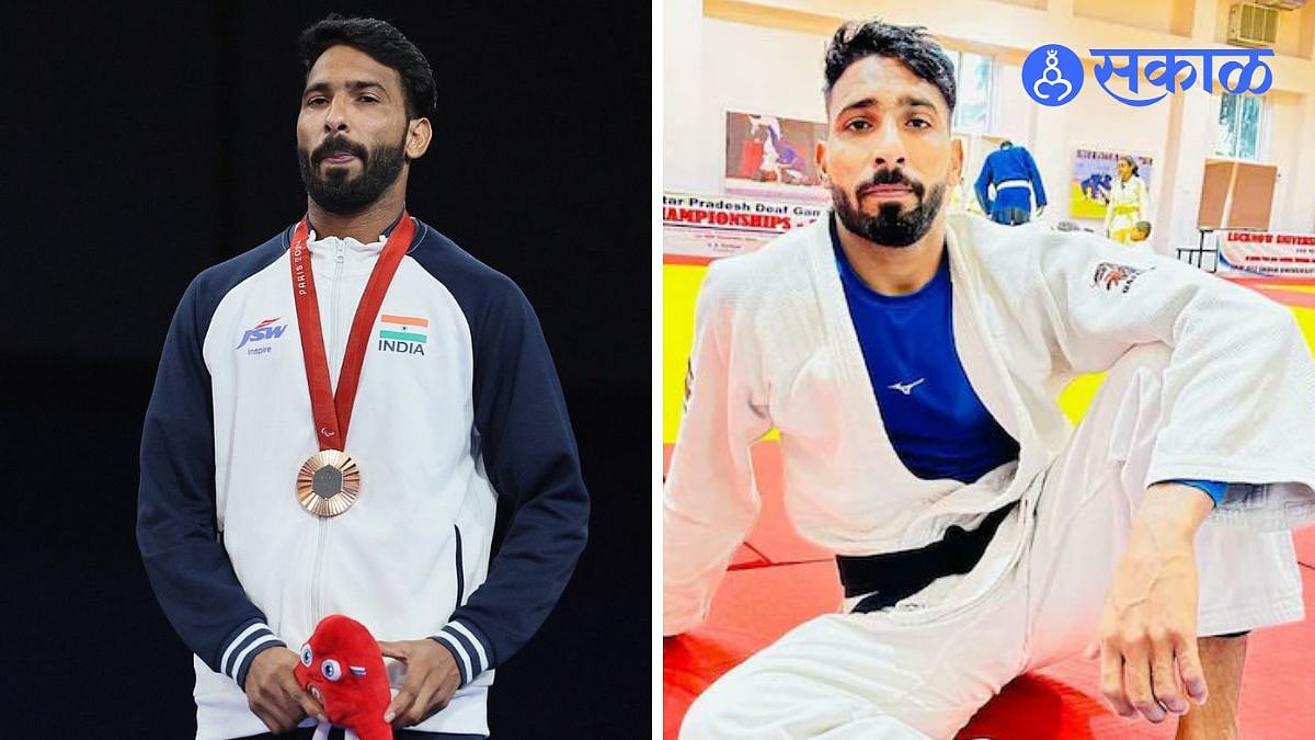 Kapil Parmar won bronze medal in Paralympic Judo | पॅरालिम्पिकच्या ...